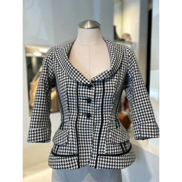 Byron Lars | Jackets & Coats | New Byron Lars Houndstooth Jacket In ...